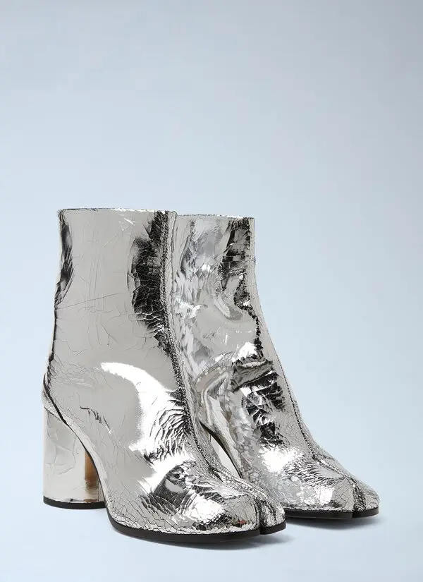 MAISON MARGIELA Metallic Tabi H80 Boots