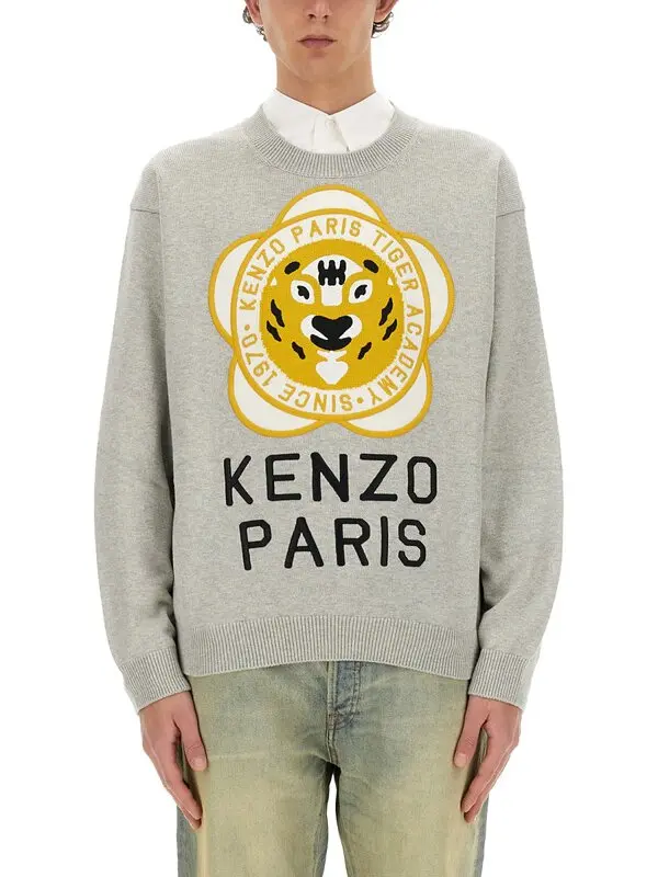 Kenzo Logo Wool Jersey