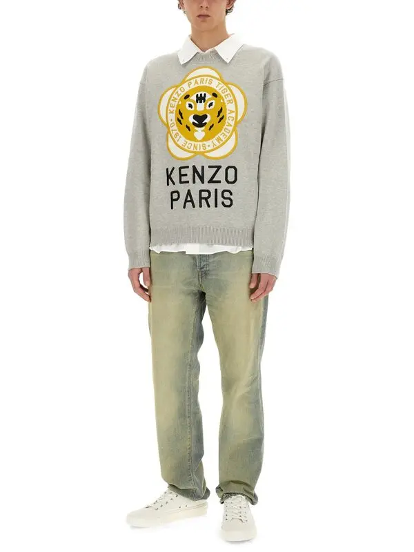 Kenzo Logo Wool Jersey