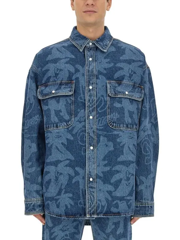 Palm Angels Palmity Jacket - Blue
