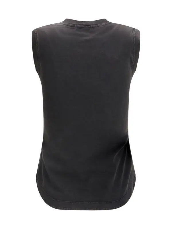 Attico Reese Tank Top - Black