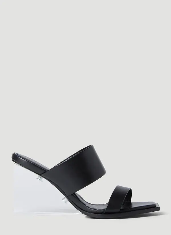 Alexander McQueen Shard High Heel Sandals - Black