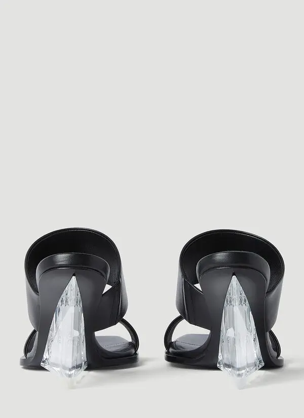 Alexander McQueen Shard High Heel Sandals - Black