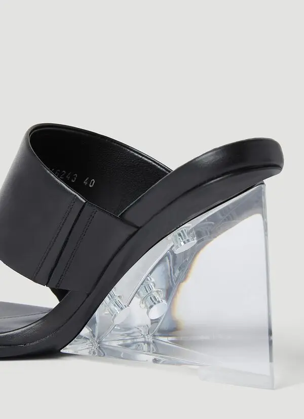 Alexander McQueen Shard High Heel Sandals - Black
