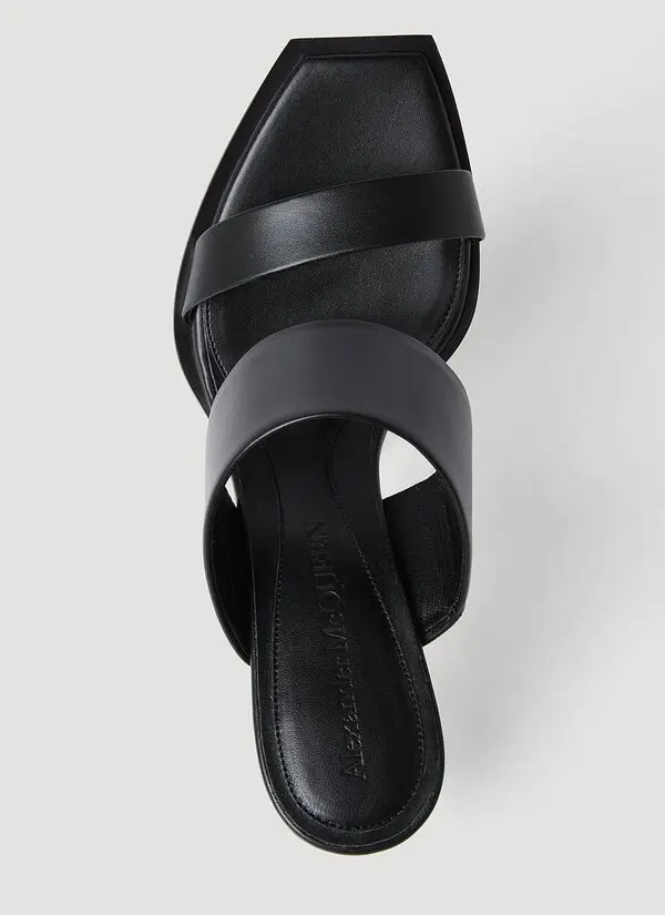 Alexander McQueen Shard High Heel Sandals - Black