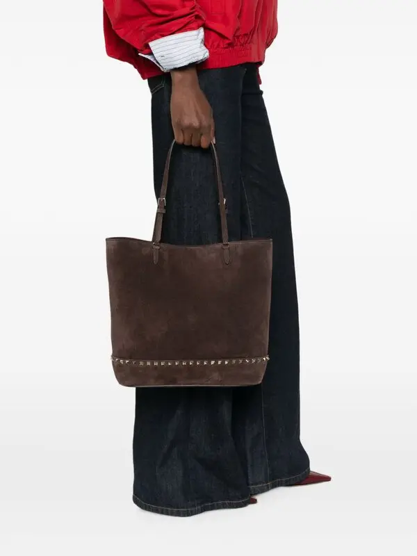 Valentino Garavani Rockstud Medium Leather Tote Bag - Multicolor