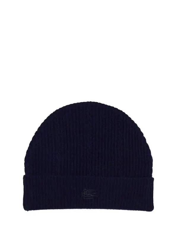 Etro Beanie Hat With Logo