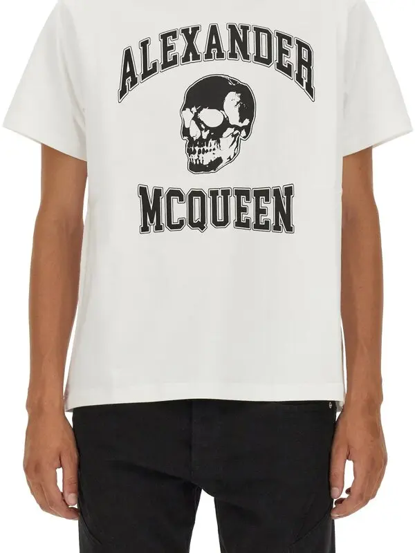 Alexander McQueen Skull Logo T-shirt