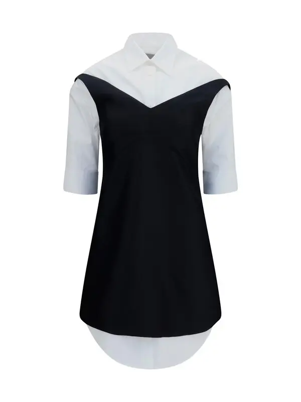 Balenciaga Hybrid Shirt Dress - Black