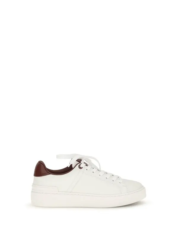 Balmain B-court Leather Sneakers