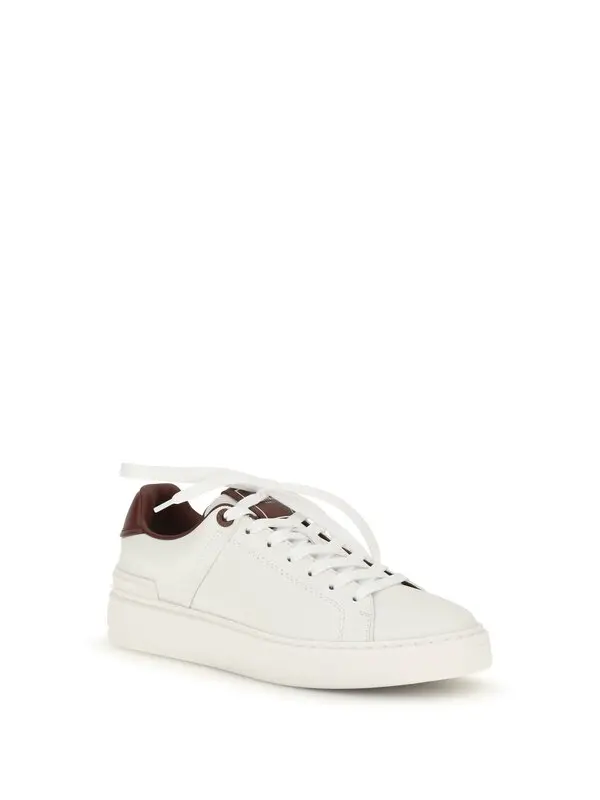 Balmain B-court Leather Sneakers