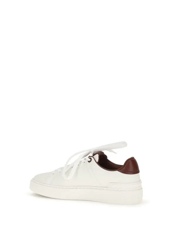 Balmain B-court Leather Sneakers