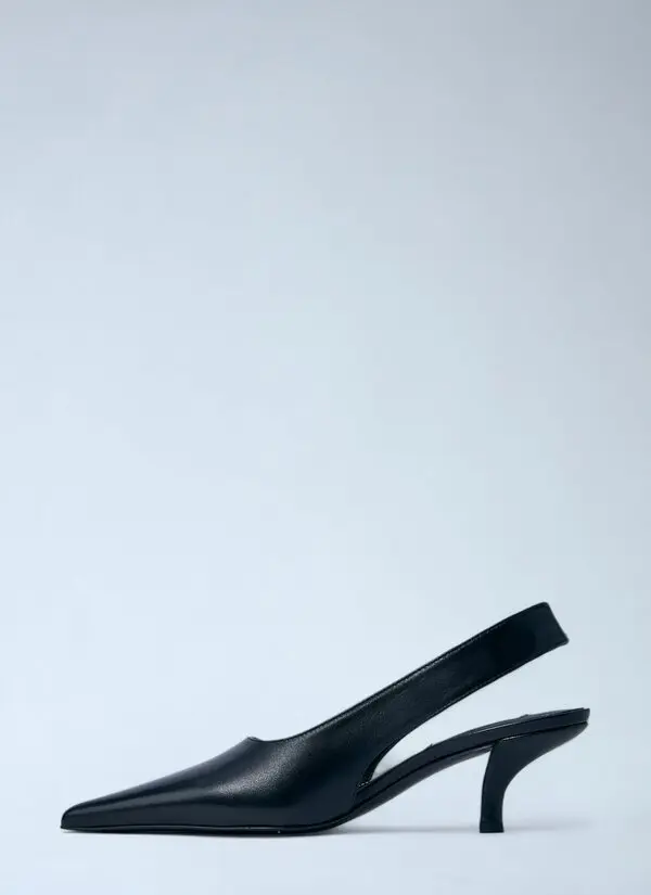 TOTEME Classic Leather Slingback Heels