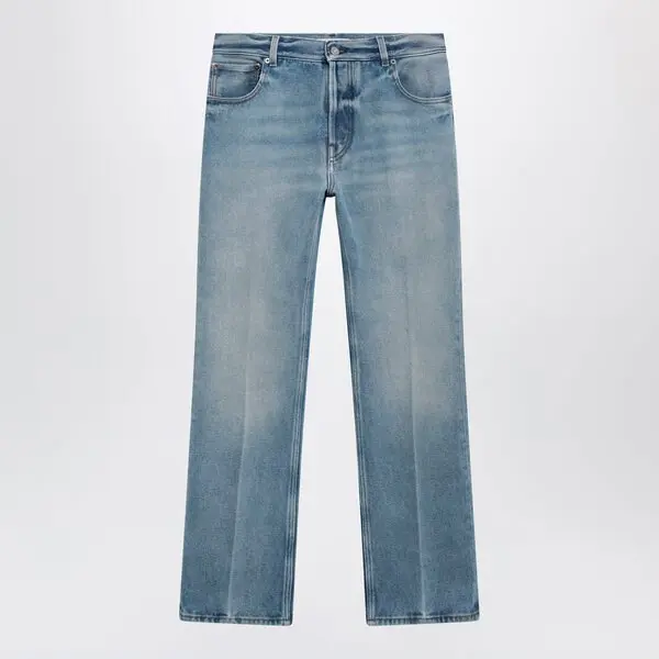 Miu Miu Light Washed Denim Trousers