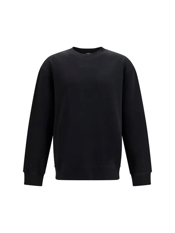 Balmain Embroidered Logo Crewneck Sweatshirt