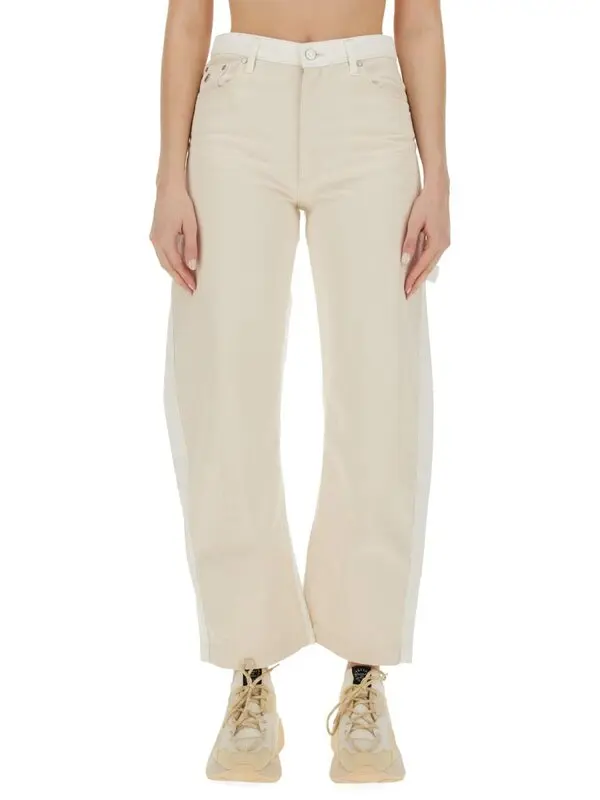 Stella McCartney Utility Jeans With Banana Leg - Cream