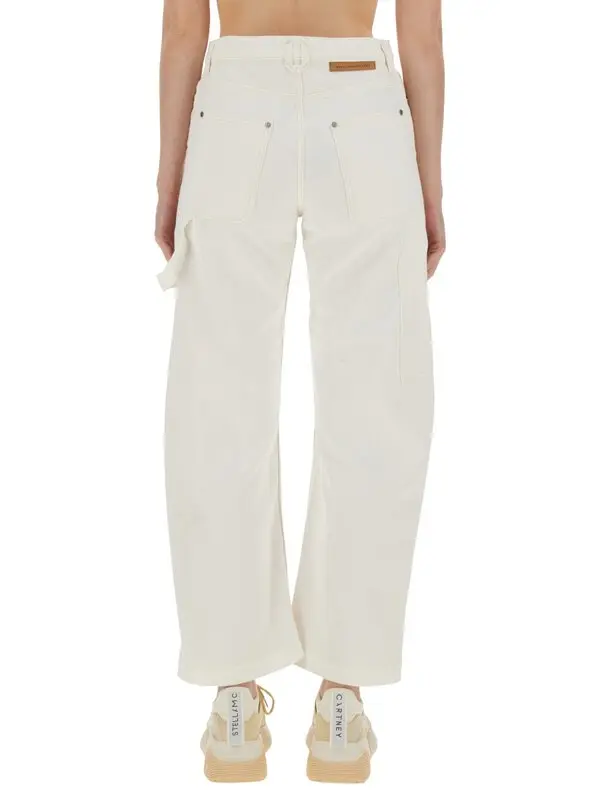 Stella McCartney Utility Jeans With Banana Leg - Cream