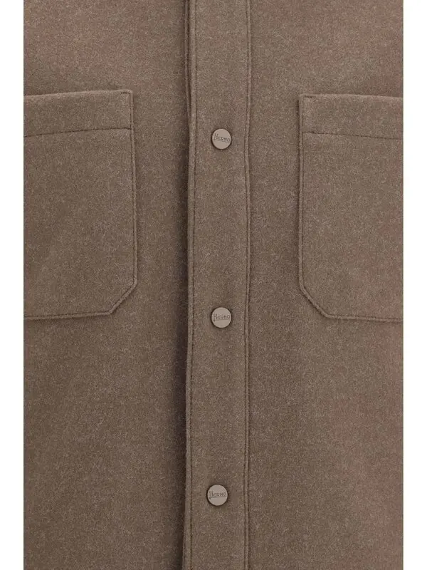 Herno Snap-button Jacket - Brown