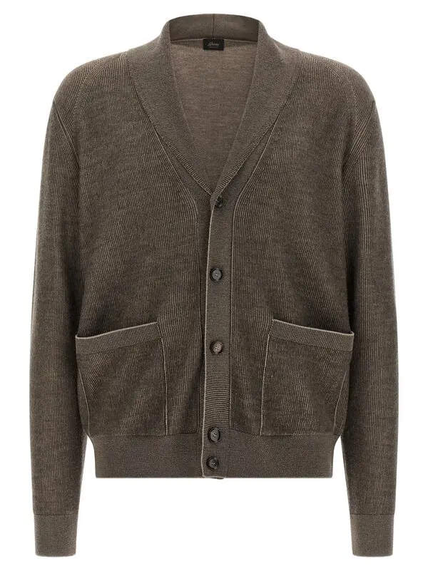 Brioni Shawl Neck Cardigan