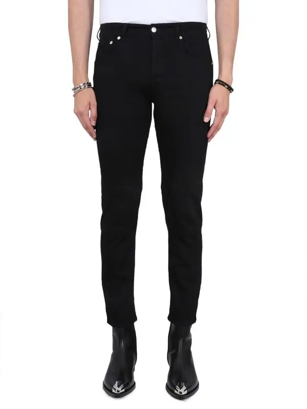 Alexander McQueen Biker Jeans - Black