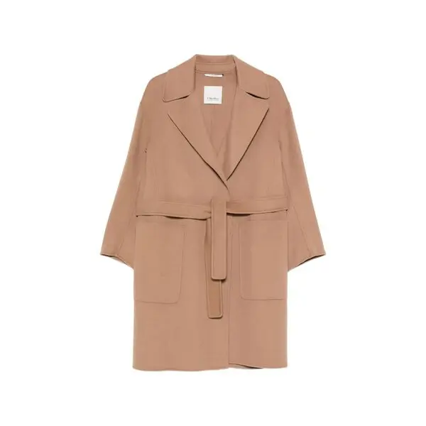 Max Mara Neutrals Coats Single Breasted Coats