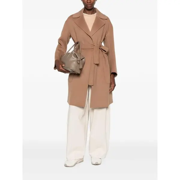 Max Mara Neutrals Coats Single Breasted Coats