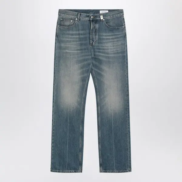 Alexander McQueen Faded Jeans - Blue
