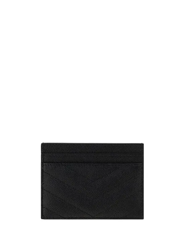 Saint Laurent Matelassé Leather Cardholder