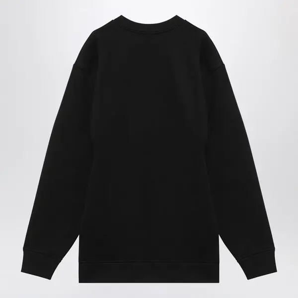 Prada Short Plush Dress With Logo Triangle