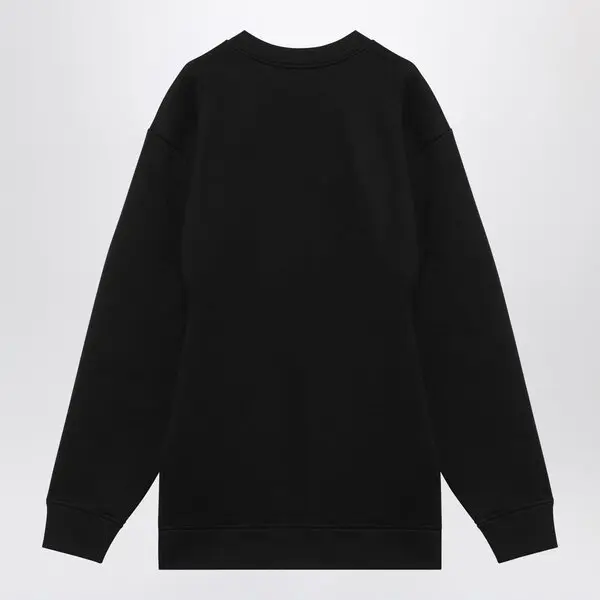 Prada Short Plush Dress With Logo Triangle