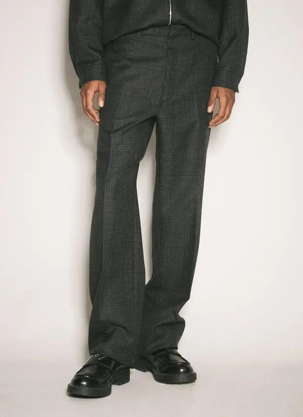 Prada Wool Tailored Pants - Gray