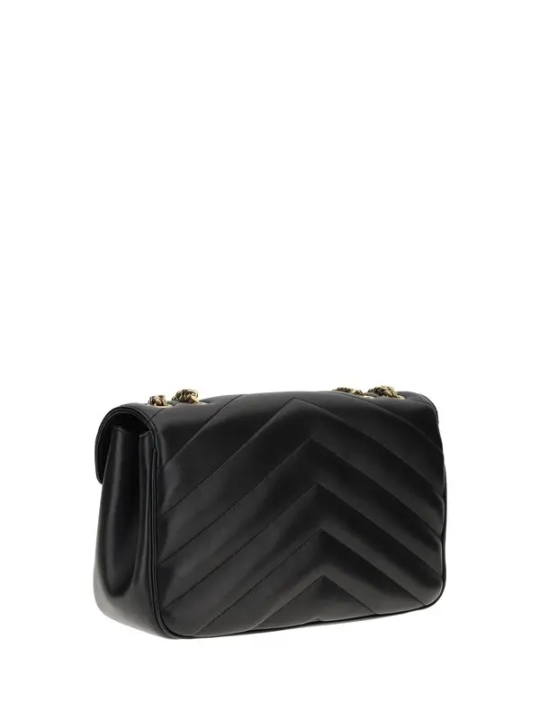 Saint Laurent Loulou Shoulder Bag - Black