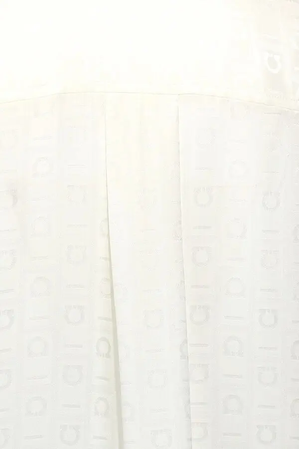 FERRAGAMO Monogram Silk Shirt