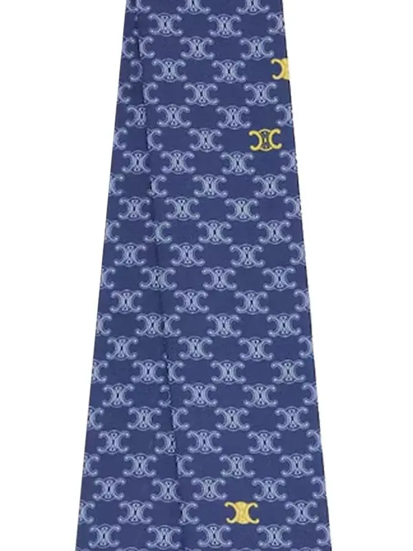 Celine Printed Silk Lavalliere - Multicolor
