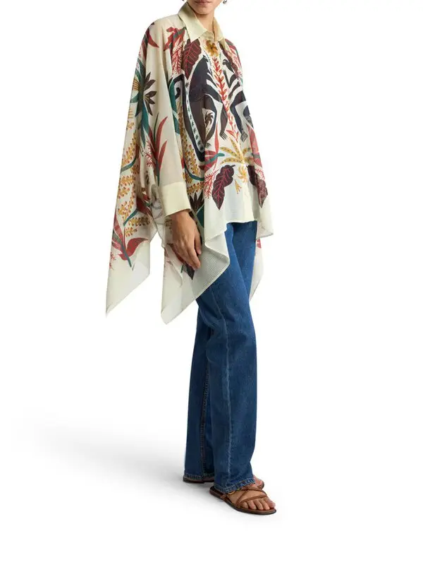 Etro Printed Seersucker Shirt - Yellow