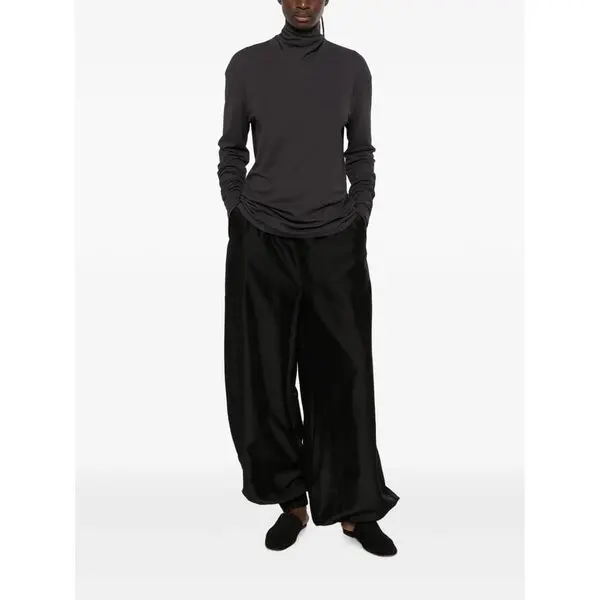 LEMAIRE Long Sleeve Jersey Top - Gray