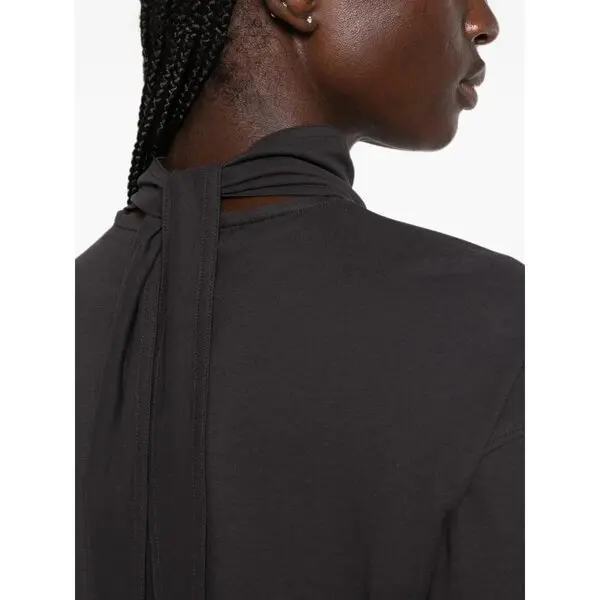 LEMAIRE Long Sleeve Jersey Top - Gray