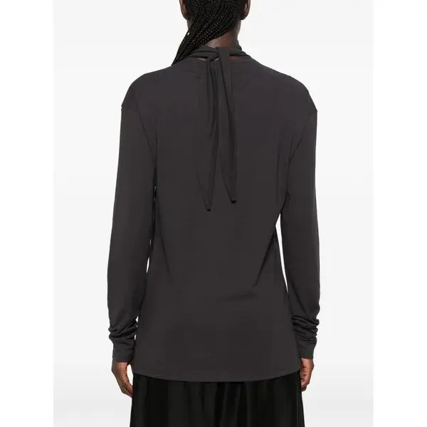 LEMAIRE Long Sleeve Jersey Top - Gray