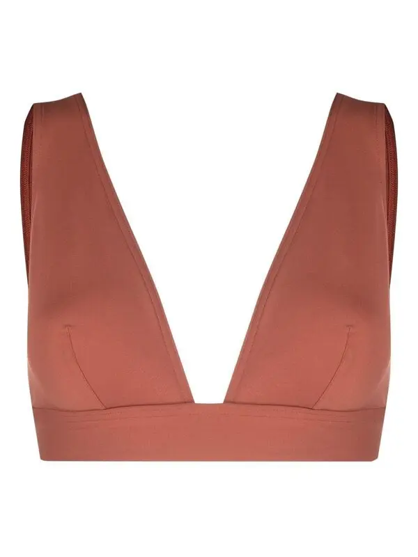 ERES Chrome Bikini Top - Brown