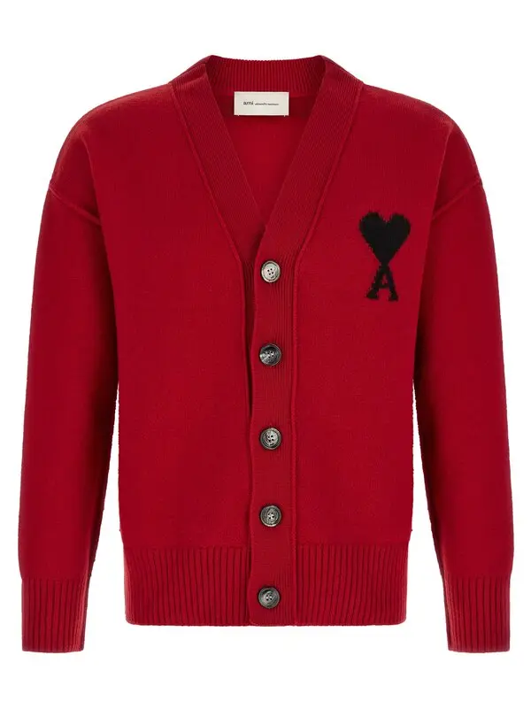 AMI Paris De Coeur' Cardigan