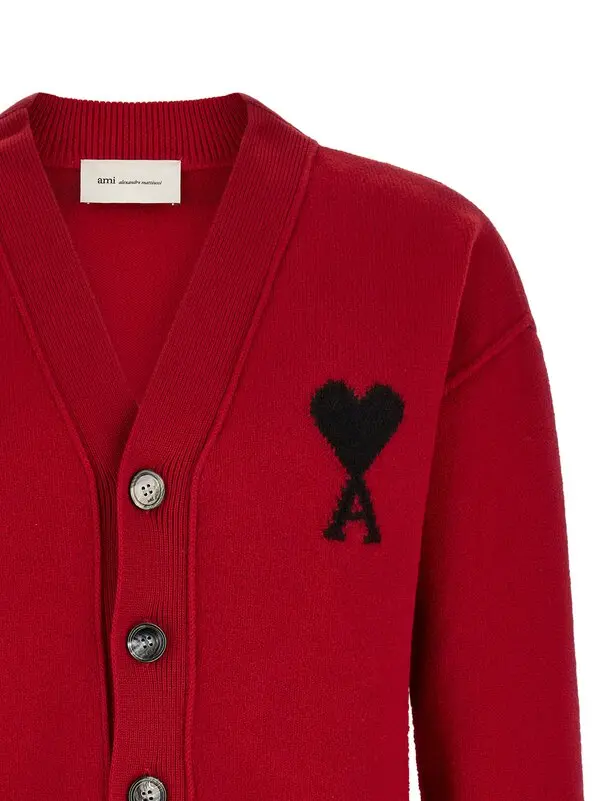 AMI Paris De Coeur' Cardigan