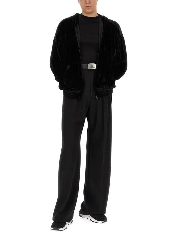Balenciaga Velvet Sweatshirt