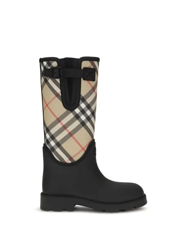 Burberry Marsh Stamp Rubber High Boots