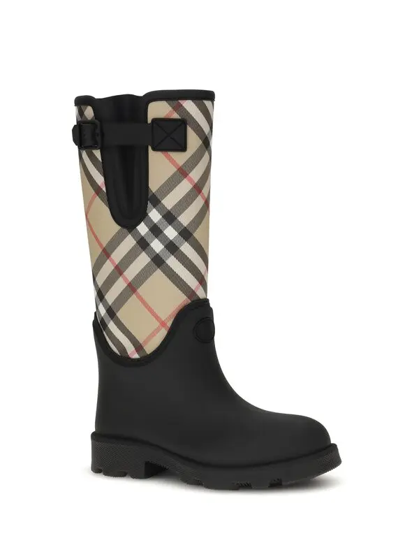 Burberry Marsh Stamp Rubber High Boots