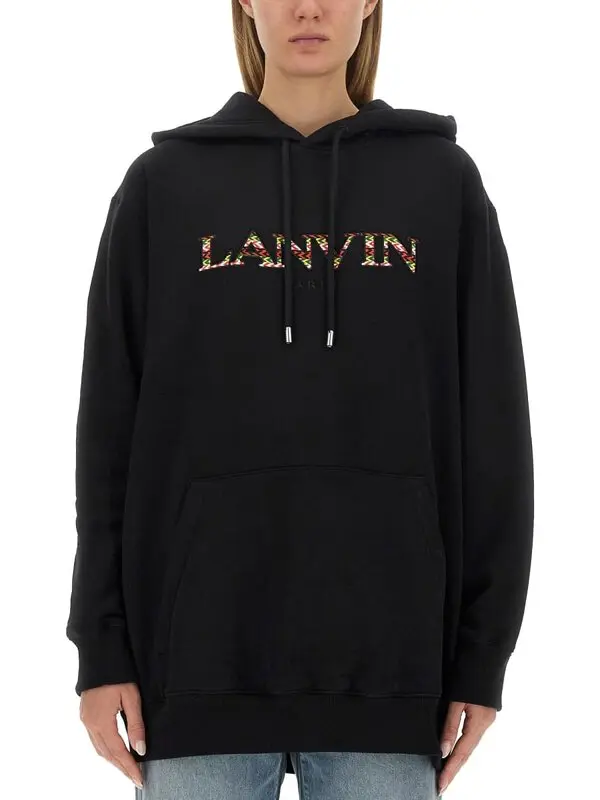 LANVIN Sweatshirt With Logo - Black