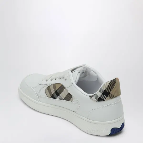 Burberry Leather Sneaker Terrace And Check