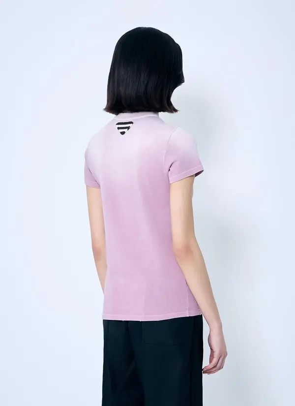 Prada Logo Print T-shirt - Purple