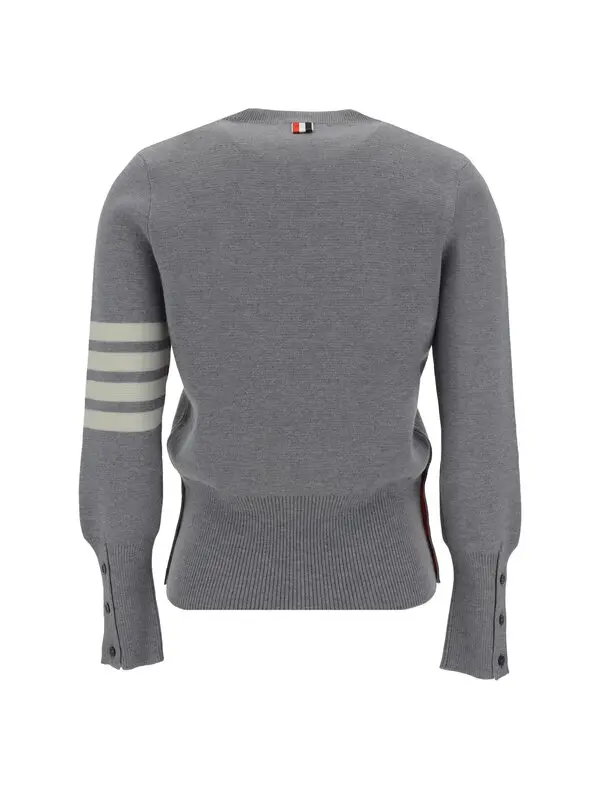 Thom Browne Virgin Wool Sweater - Gray