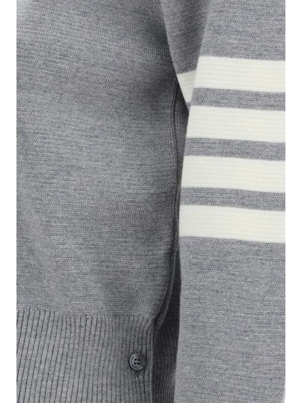 Thom Browne Virgin Wool Sweater - Gray