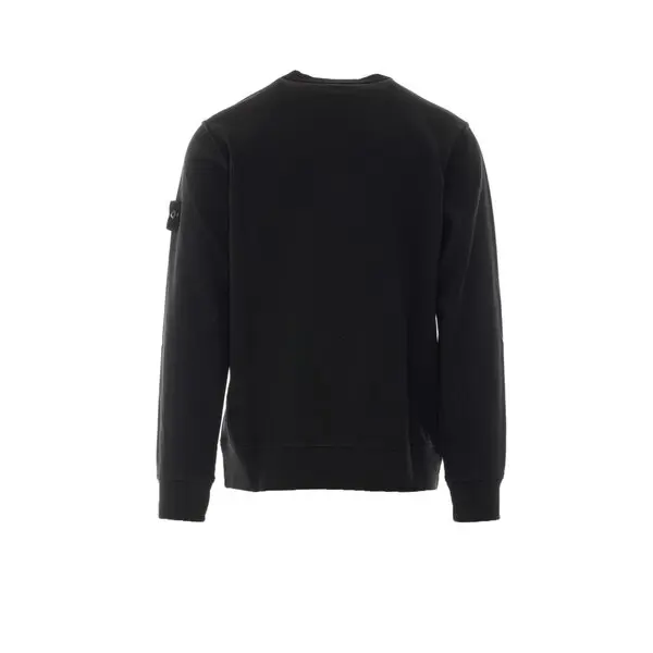 Stone Island Logo Sweatshirt - Black